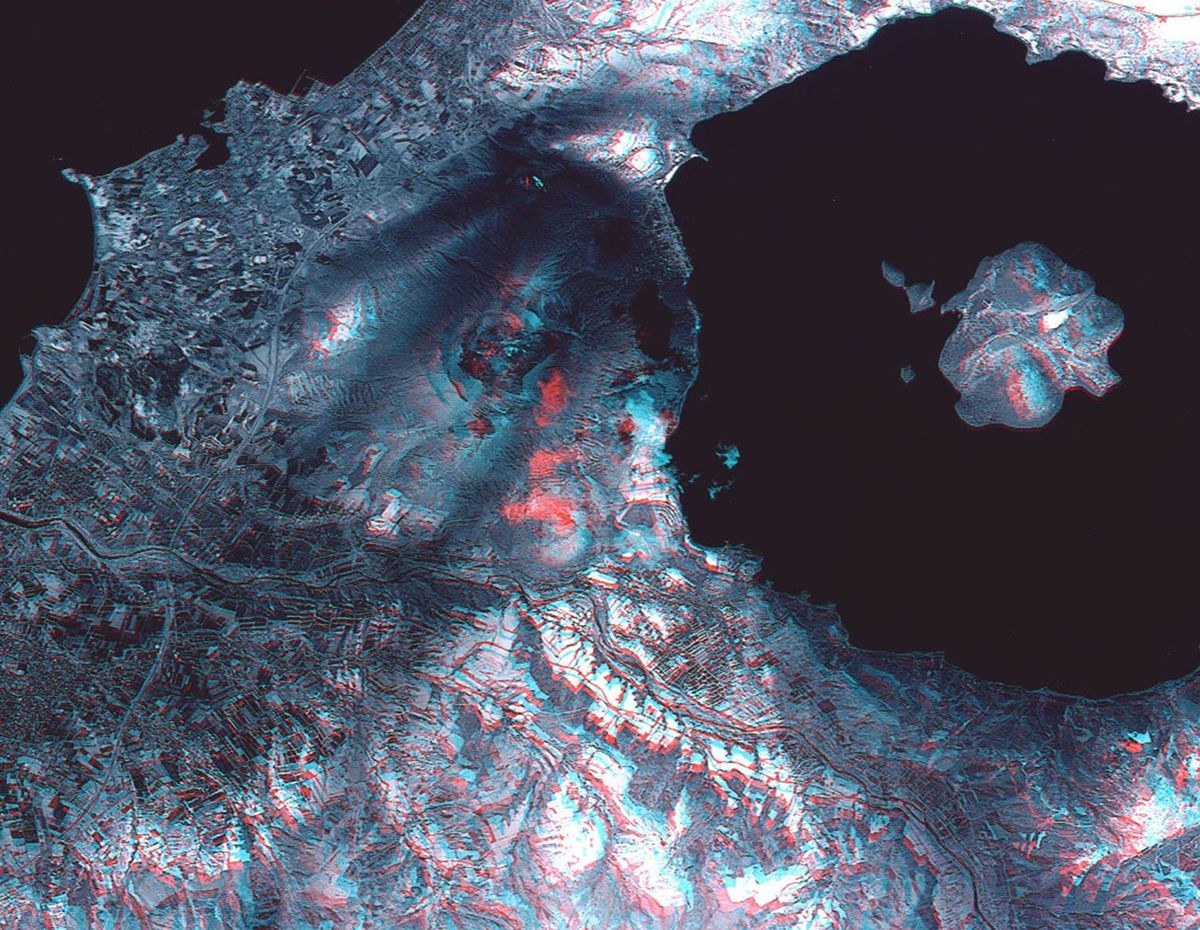 Stereo Image of Mt. Usu Volcano - NASA Science