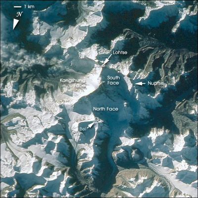 Mount Everest (Chomolungma, Goddess Mother of the World) - NASA Science