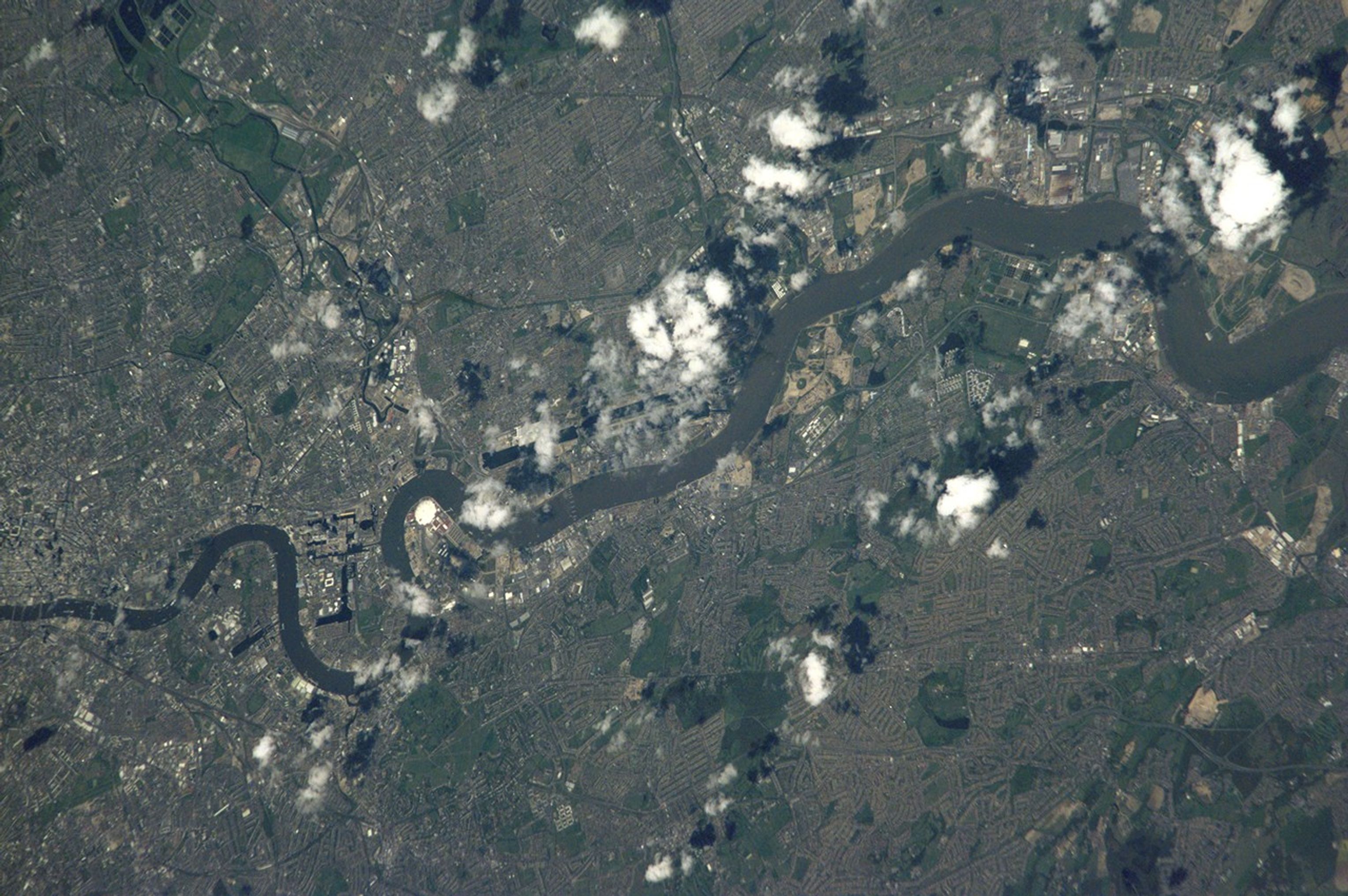 river thames from space