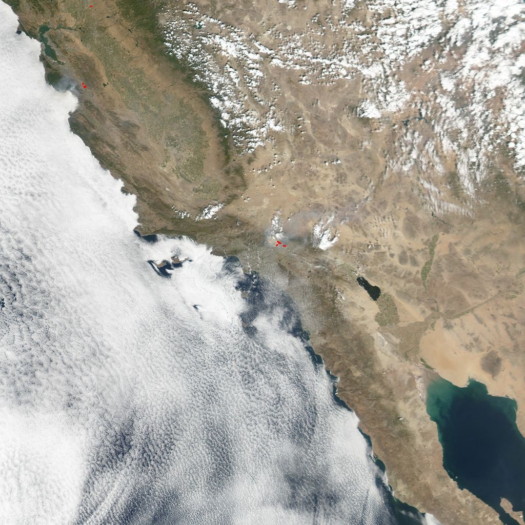 Williams Fire Northeast of Los Angeles - NASA Science