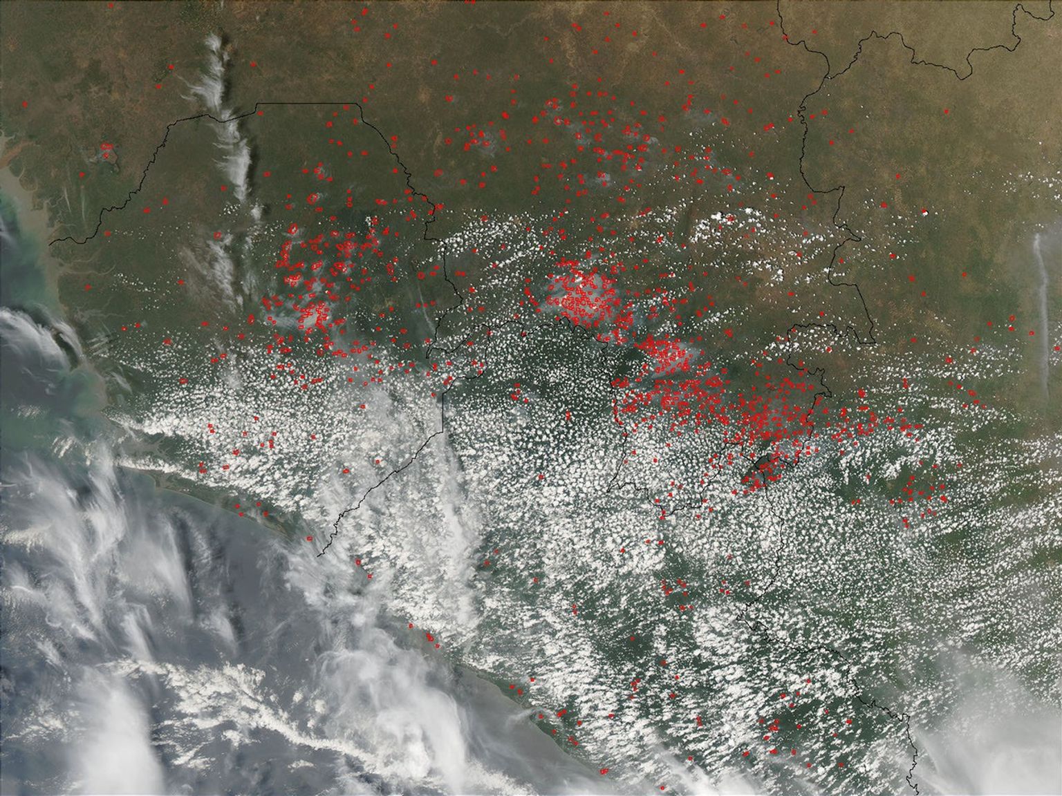 Fires in West Africa - NASA Science