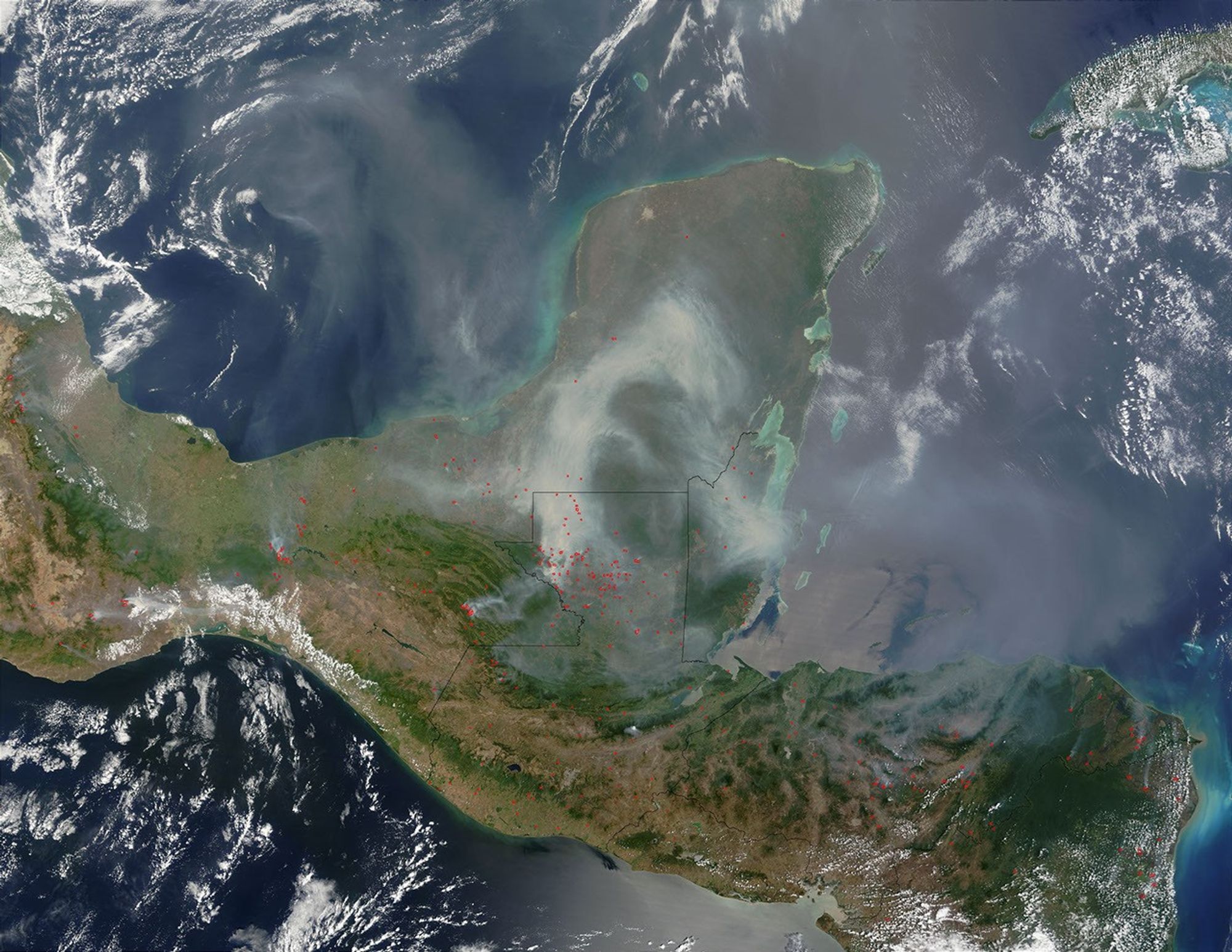 Fires in Mexico and Central America - NASA Science