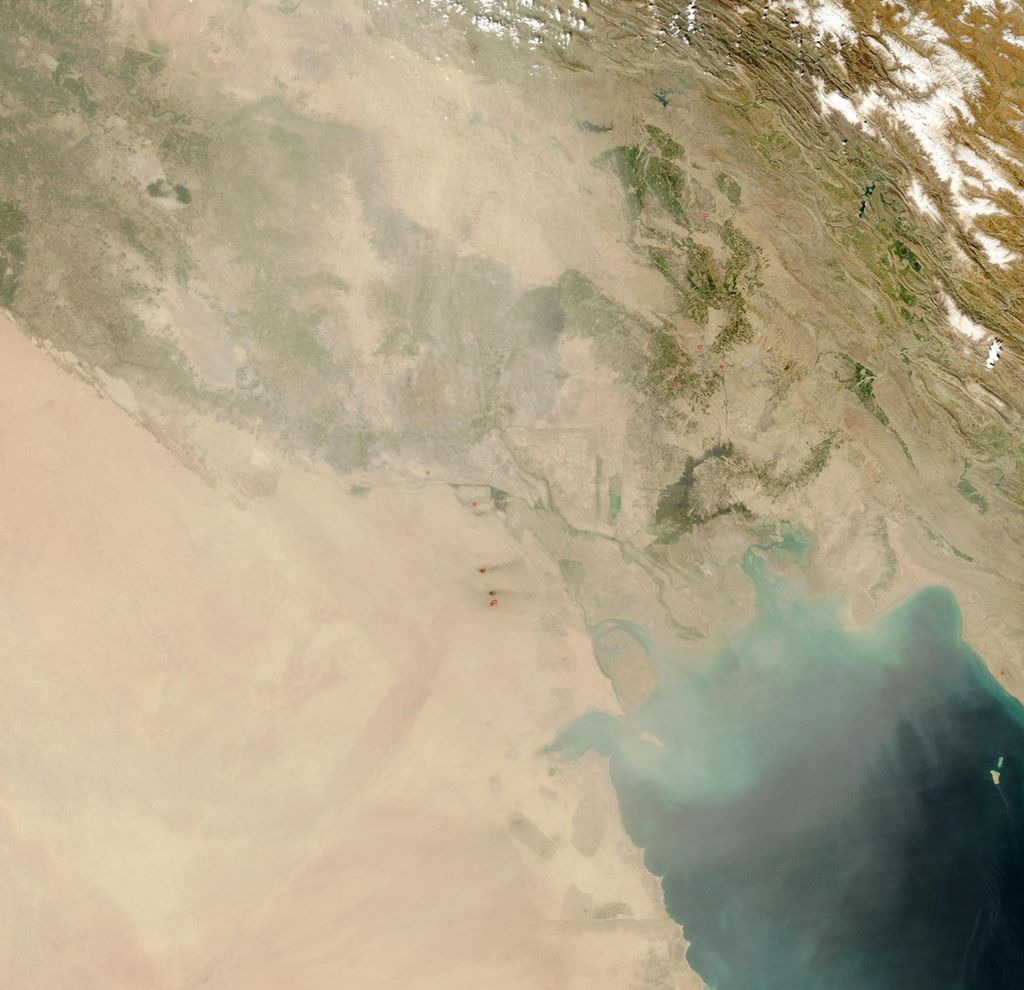 Oil Fires in Iraq - NASA Science