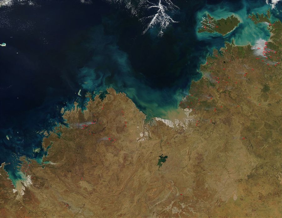 Fires Along Coast of Northwest Australia - NASA Science