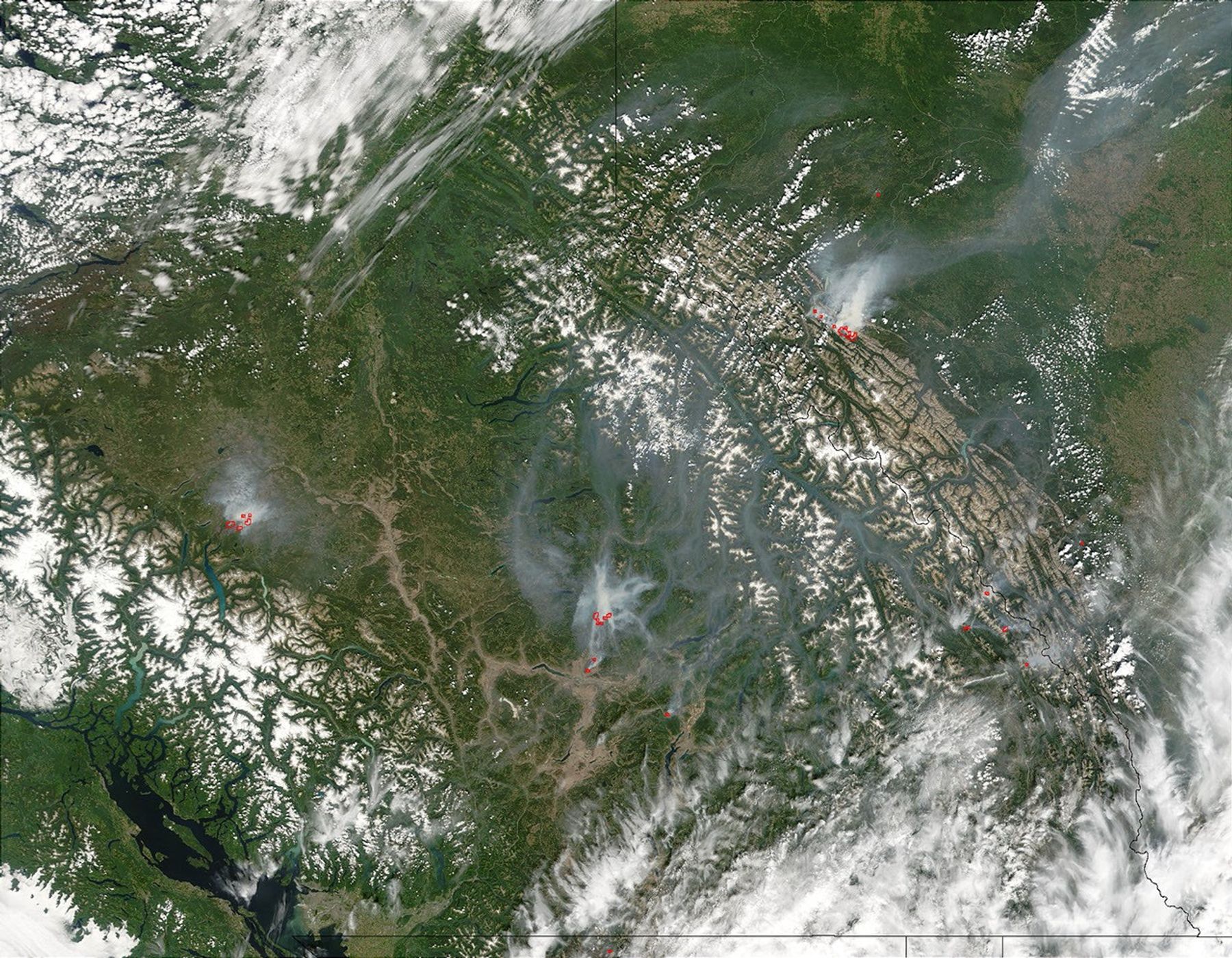 Fires in Western Canada - NASA Science