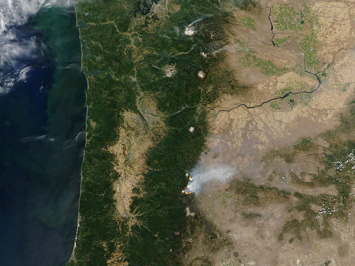 Fires in Oregon - NASA Science