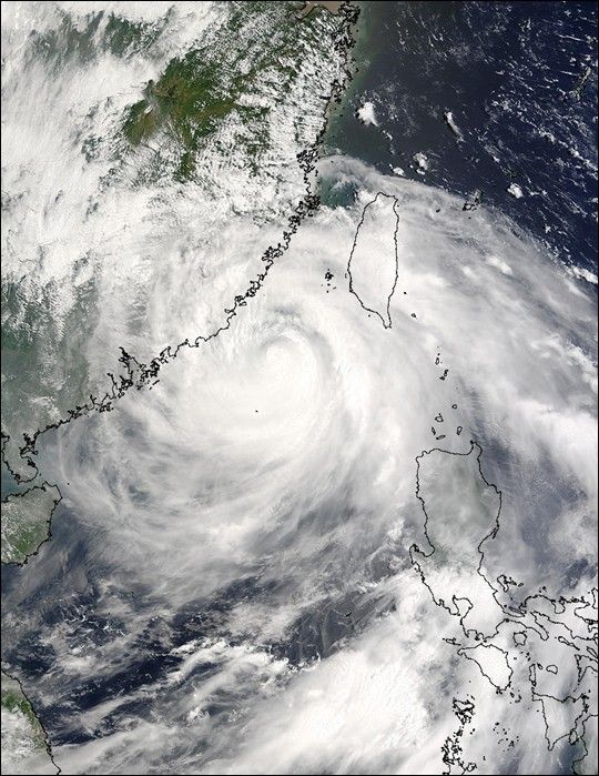 Typhoon Dujuan - NASA Science