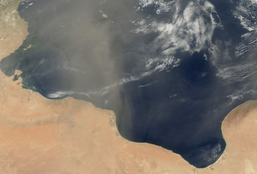 Dust Storm over Libya - NASA Science