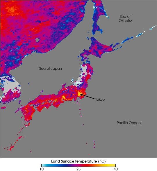 Heat Wave in Japan - NASA Science
