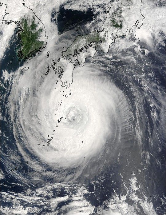 Typhoon Chaba - NASA Science