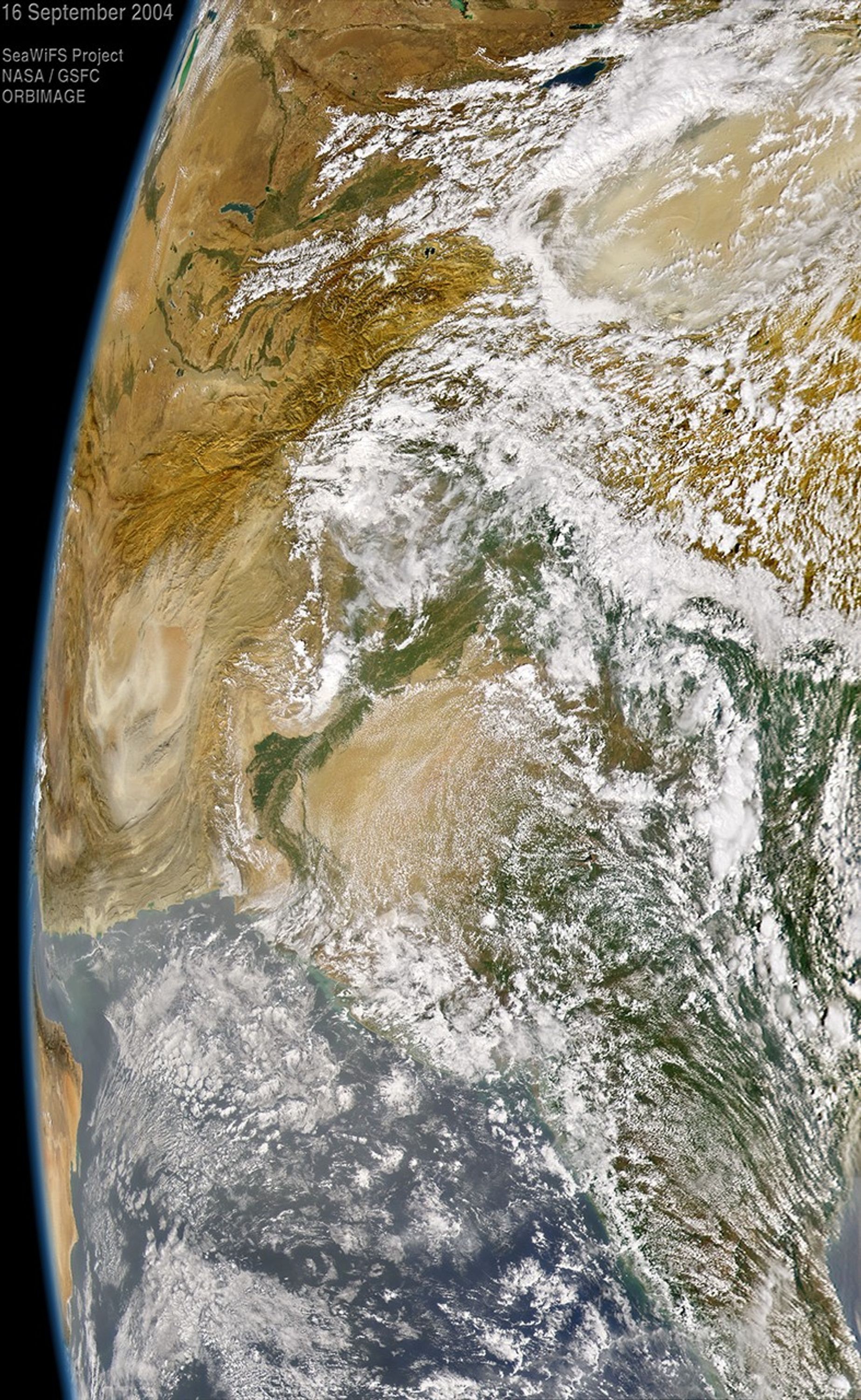 Dust Storm in Afghanistan and Pakistan - NASA Science