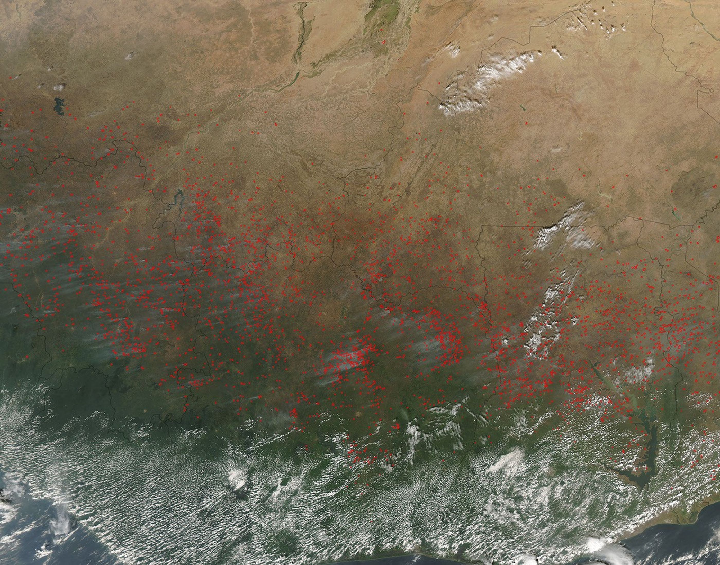 Fires in Western Africa - NASA Science