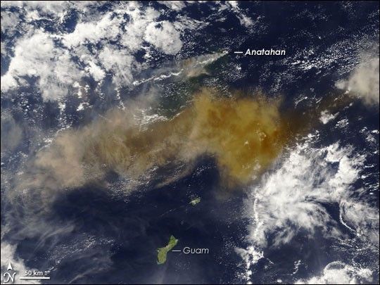 Eruption of Anatahan - NASA Science