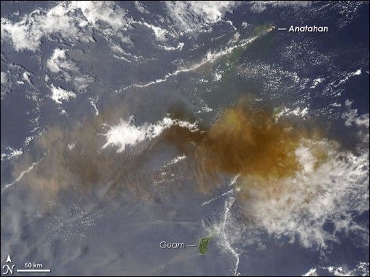 Eruption of Anatahan - NASA Science