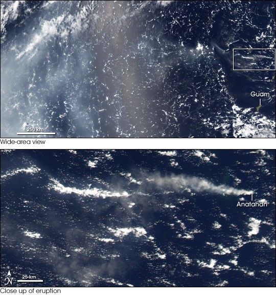 Eruption of Anatahan - NASA Science