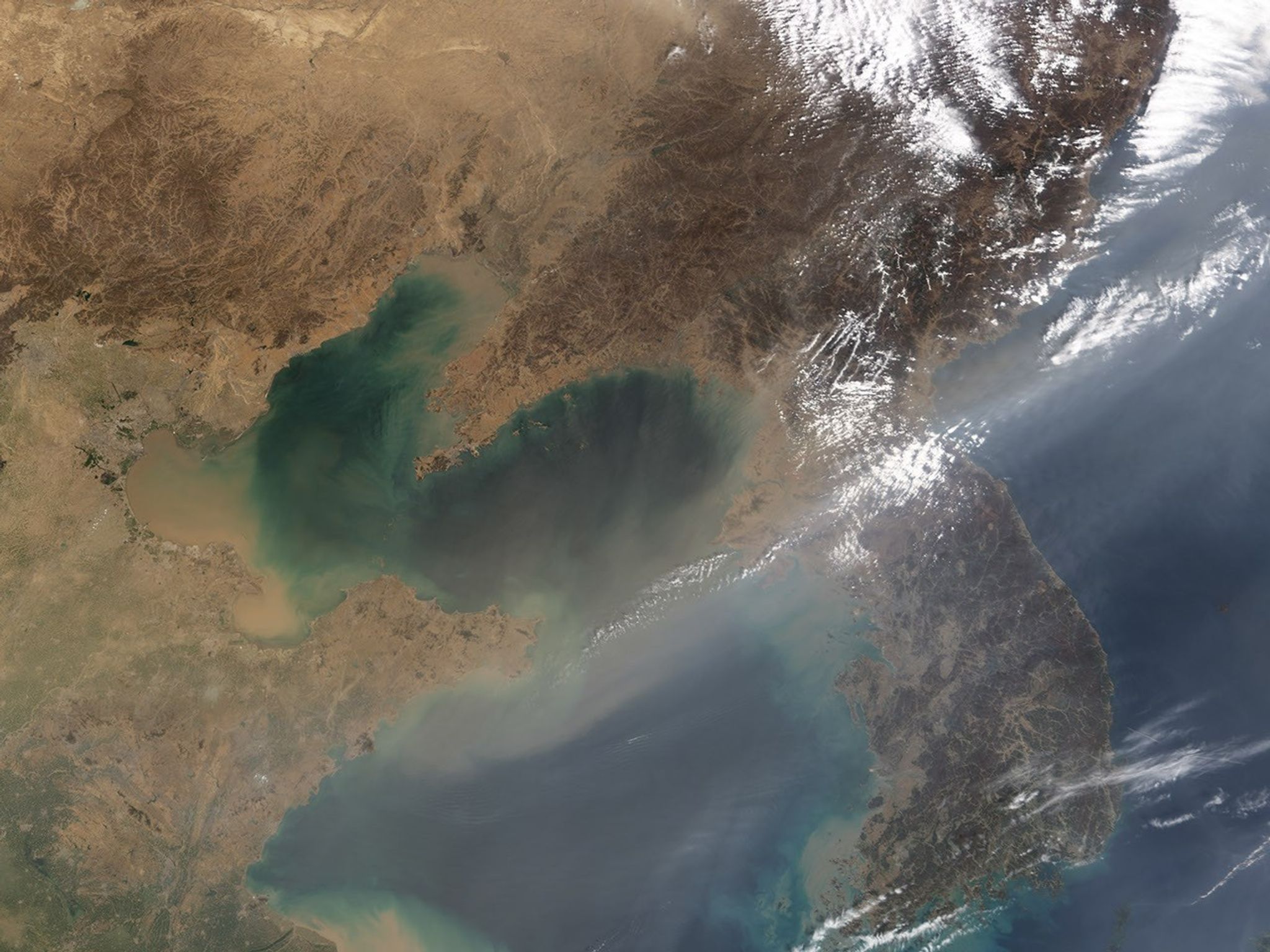 Dust and Haze Blow Across China - NASA Science