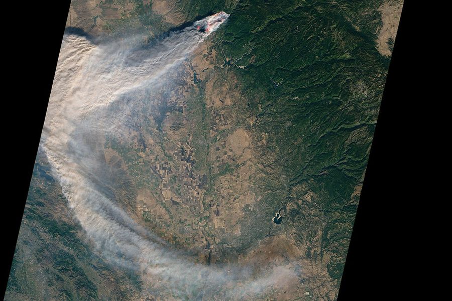 Camp Fire Rages in California - NASA Science
