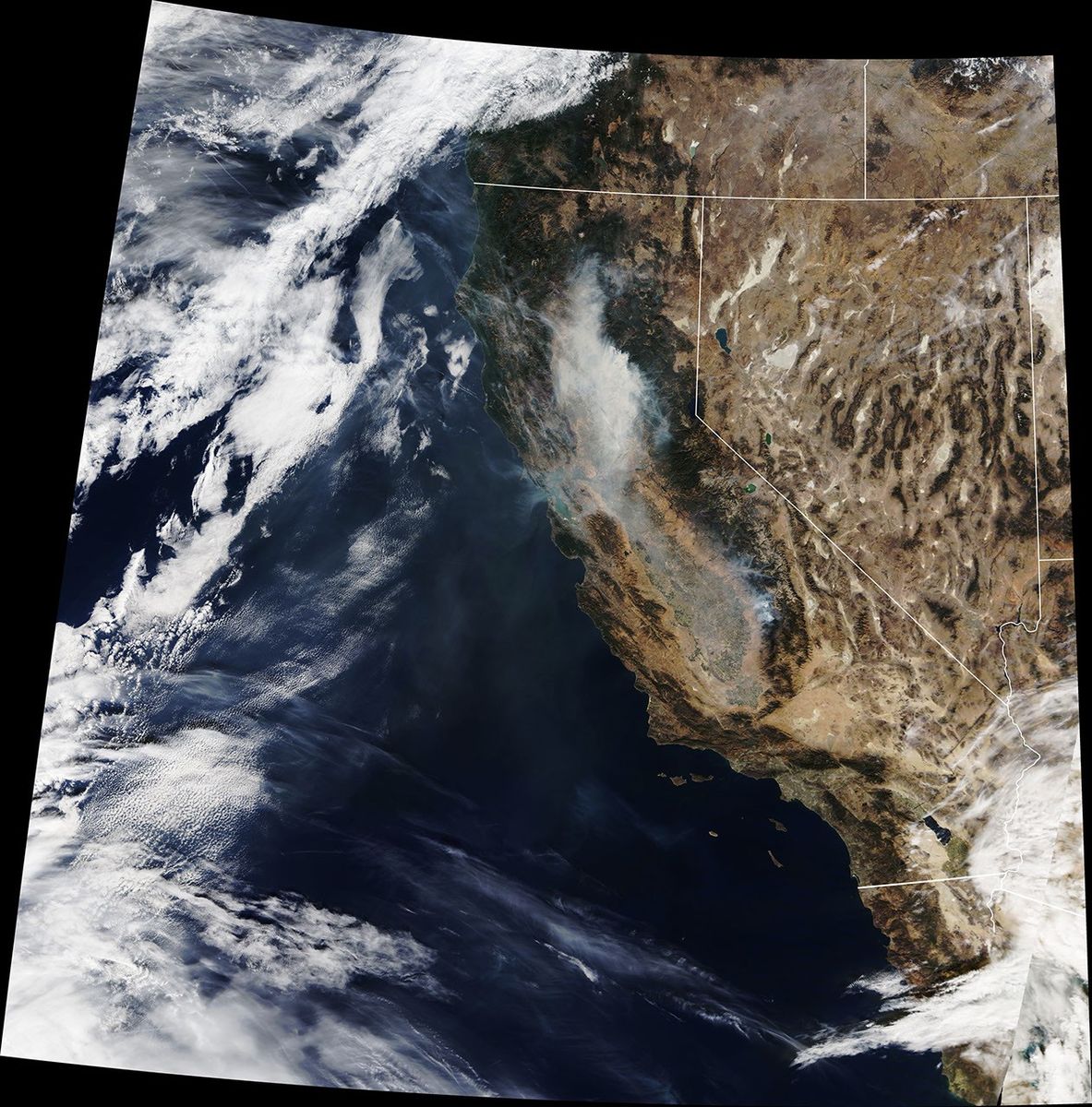 Smoke from Camp Fire Billows Across California - NASA Science