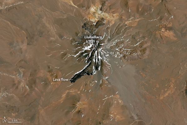 Llullaillaco Volcano - NASA Science
