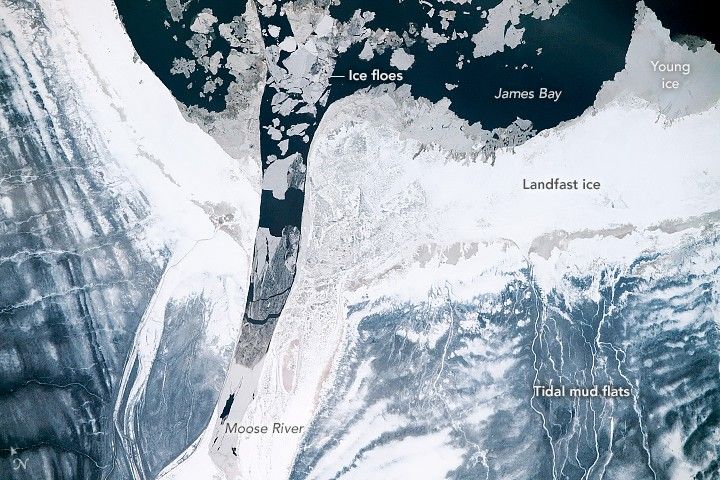 Icy Moose River - NASA Science