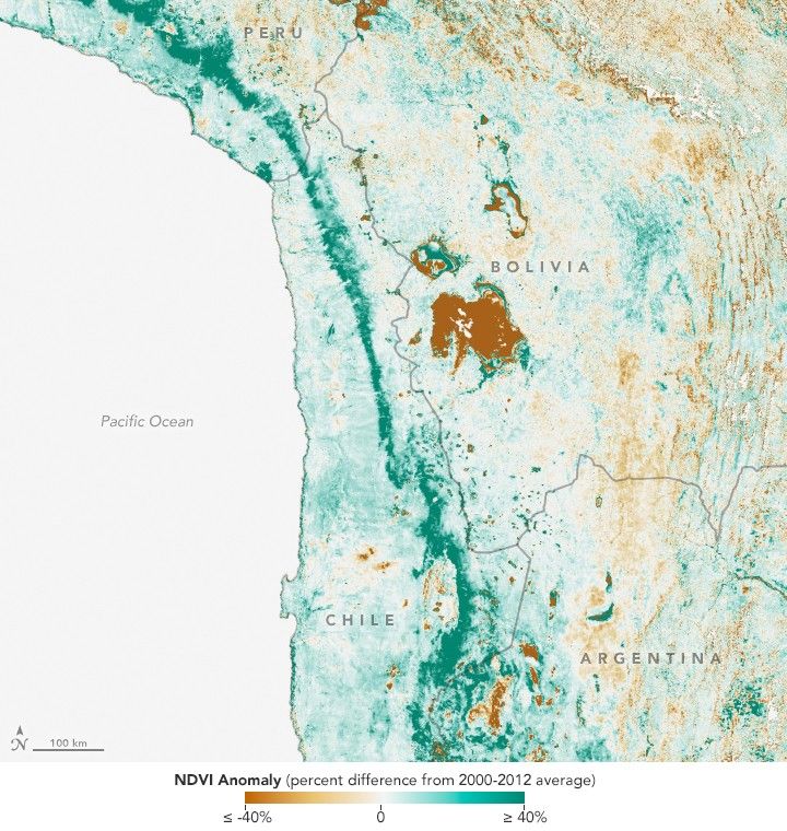 Atacama Greening - NASA Science