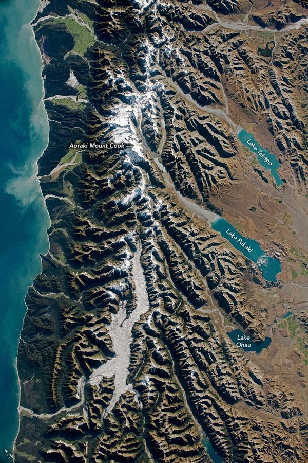 South Island Alps - NASA Science