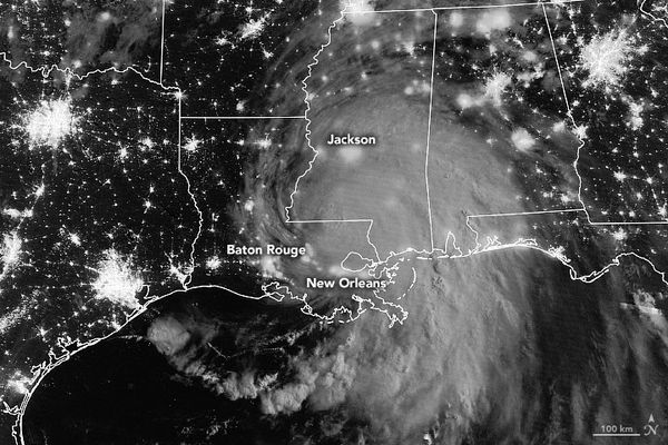 Hurricane Ida Batters Louisiana - NASA Science