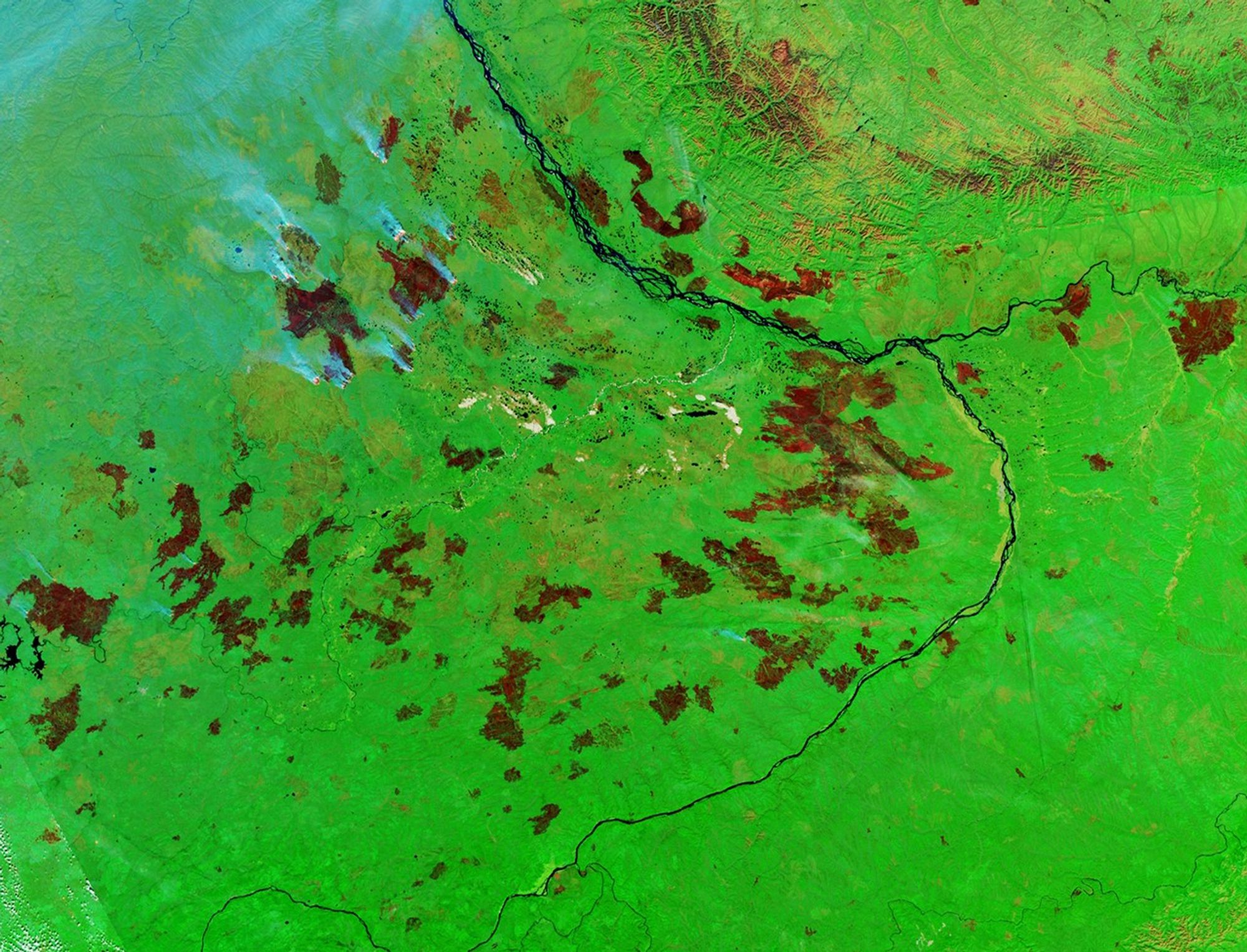 A Record-Breaking Year for Fire in Sakha - NASA Science