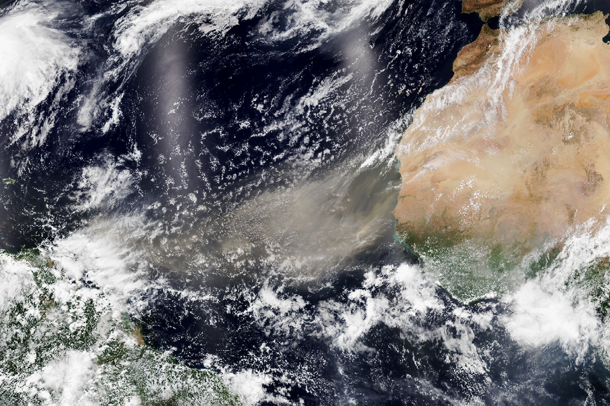 A Burst of Saharan Dust - NASA Science