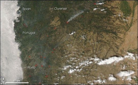 Fires in Portugal - NASA Science