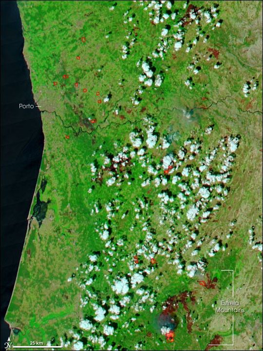 Fires in Portugal - NASA Science