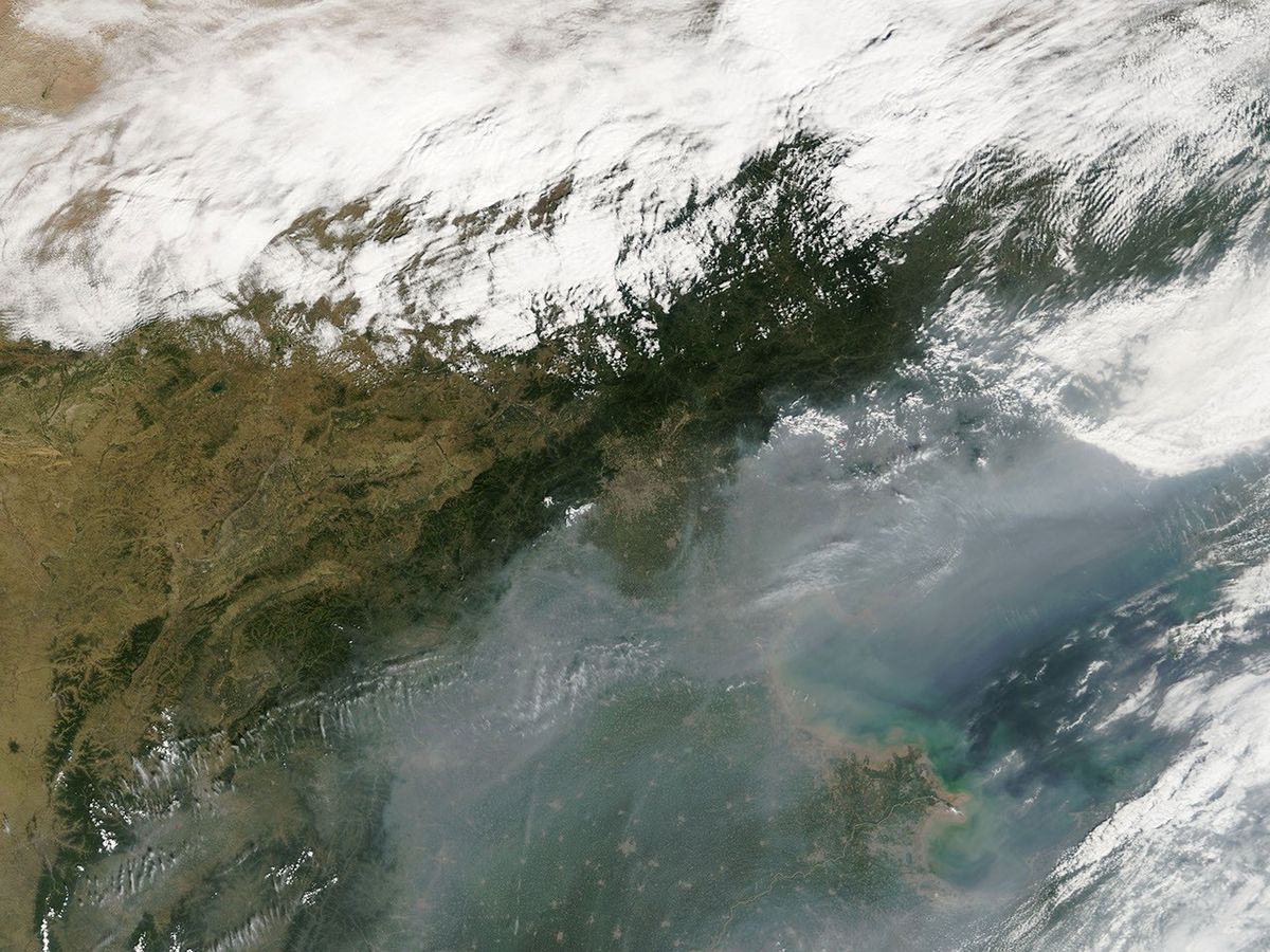 Smog over China - NASA Science