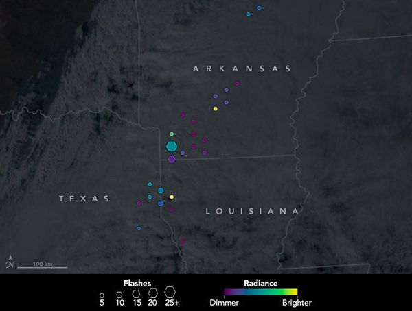 Lightning in the U.S. South - NASA Science