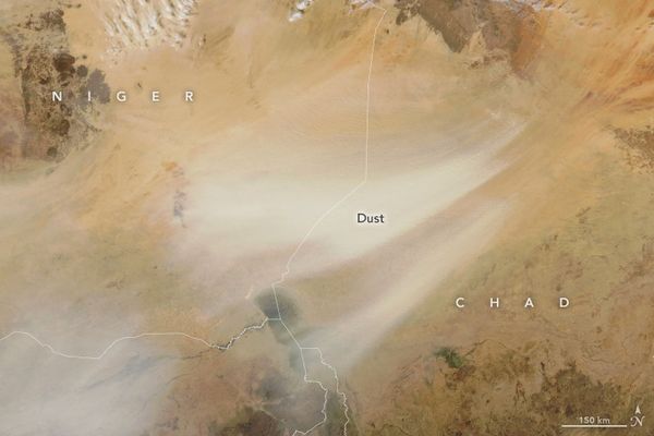 Another Dusty Day in the Bodélé Depression - NASA Science
