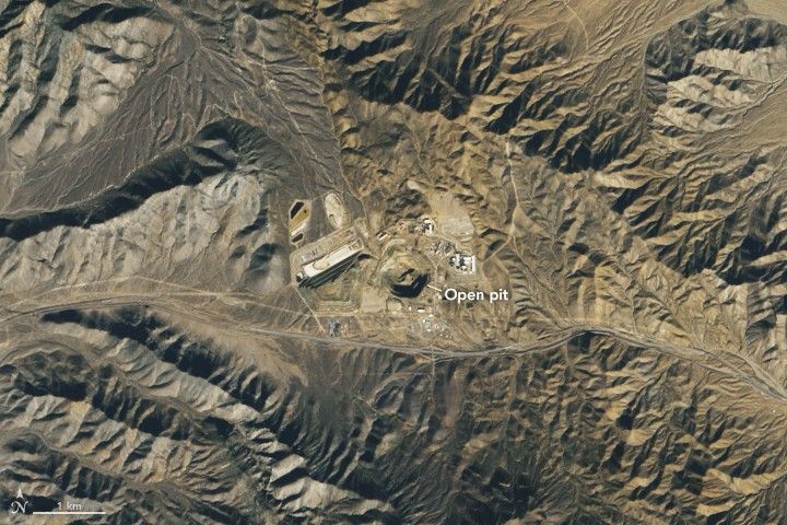 Mountain Pass Rare Earth Mine - NASA Science