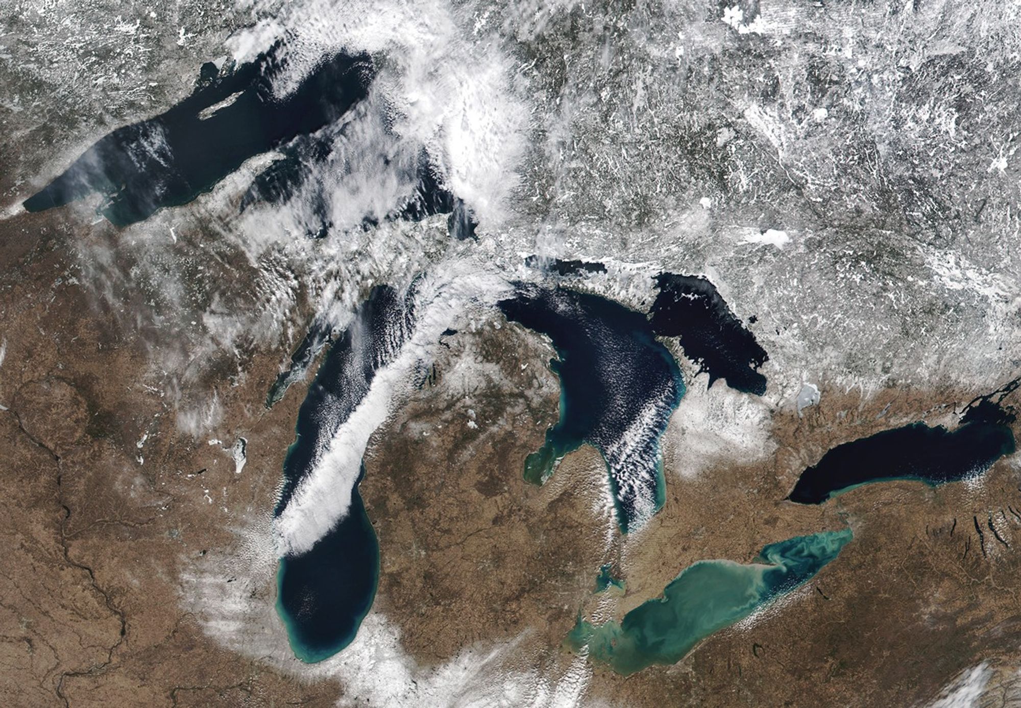 New Lows for Great Lakes Ice Cover - NASA Science