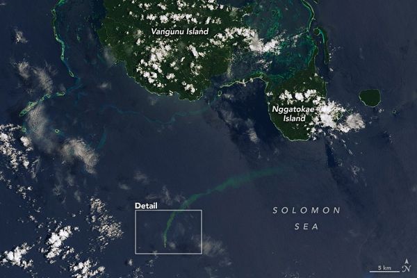 An Underwater Plume From Kavachi - NASA Science