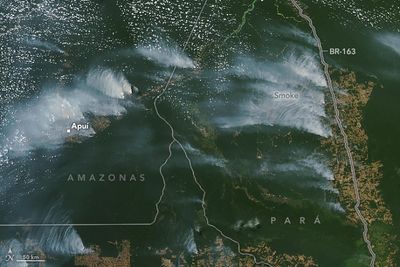 Fires Rage Along Brazil’s Deforestation Frontier - NASA Science