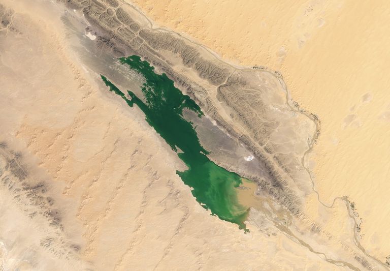 Water for a Desert Lake in Algeria - NASA Science