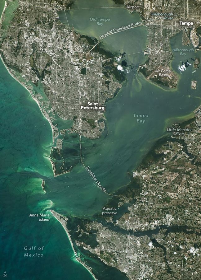 Colorful Tampa Bay - NASA Science