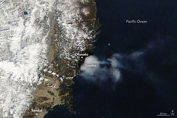 Fire Grows Unusually Large in Japan - NASA Science