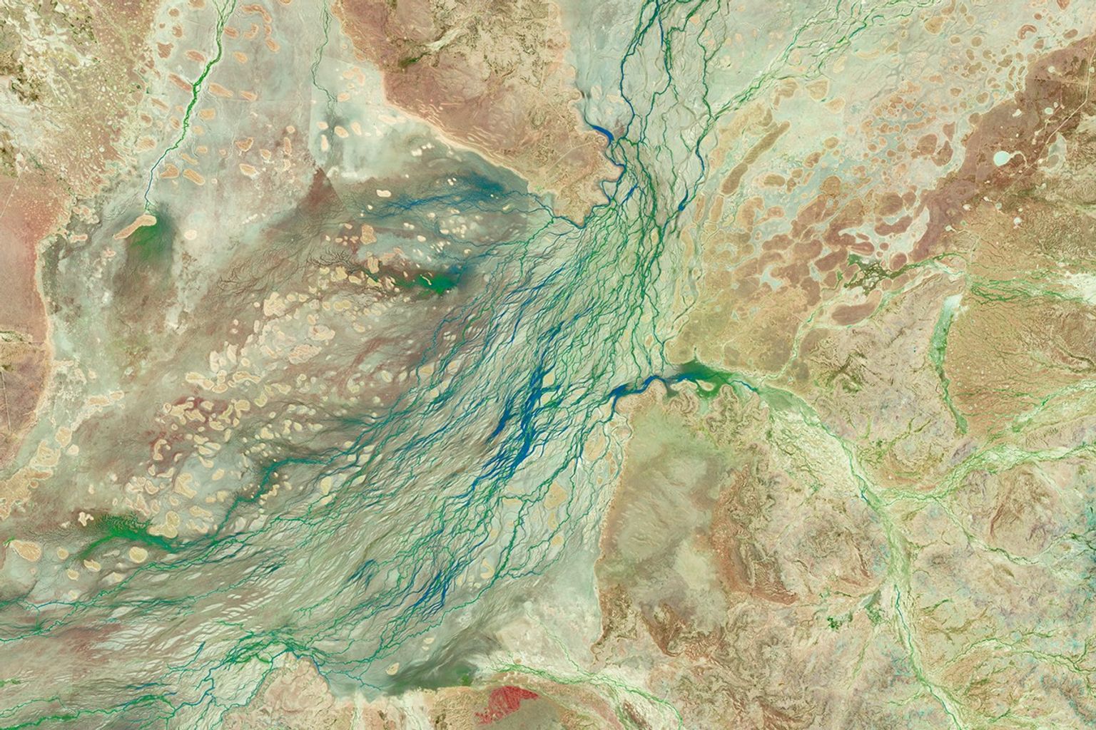 Floodwaters Surge Through the Australian Outback - NASA Science