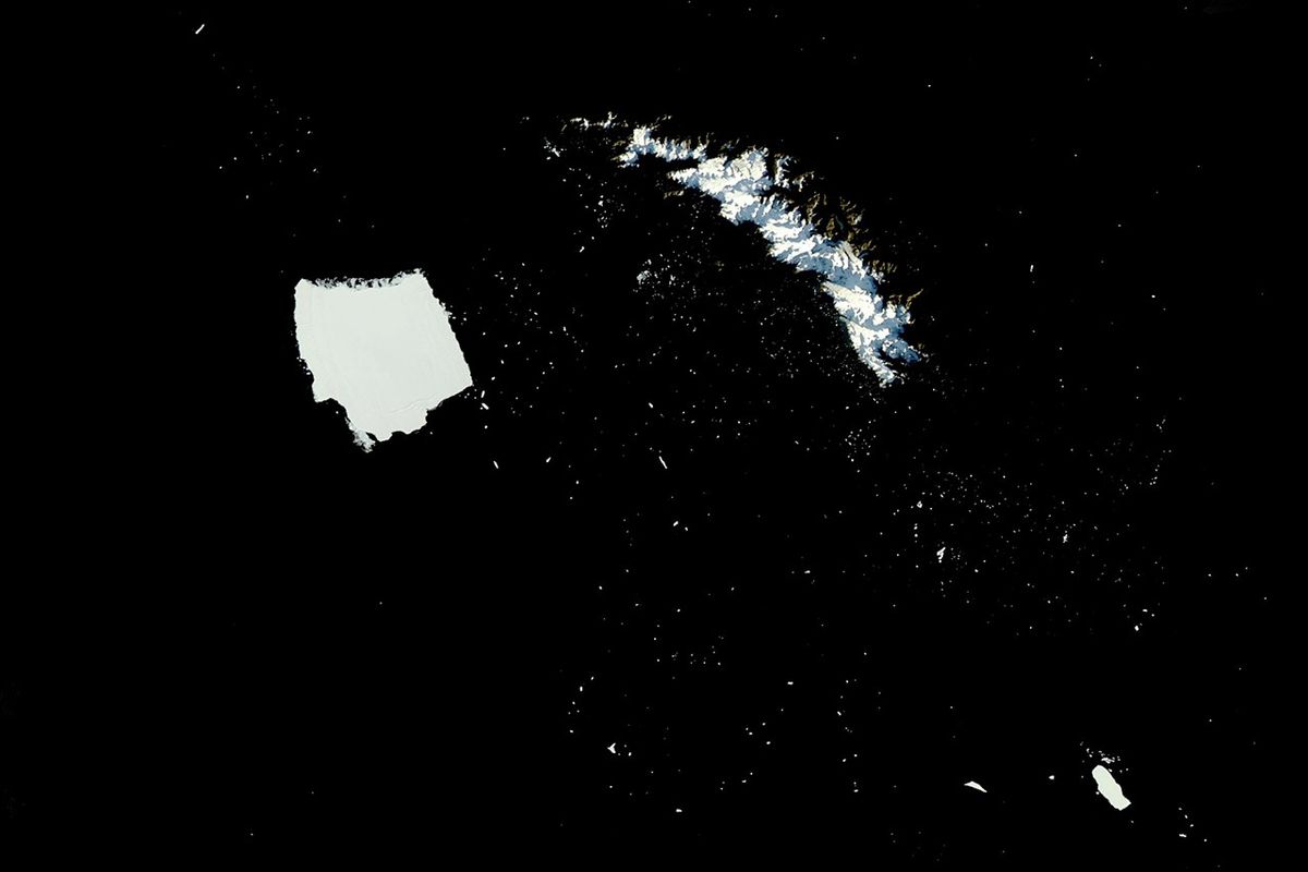 Antarctic Iceberg Loses Its Edge - NASA Science