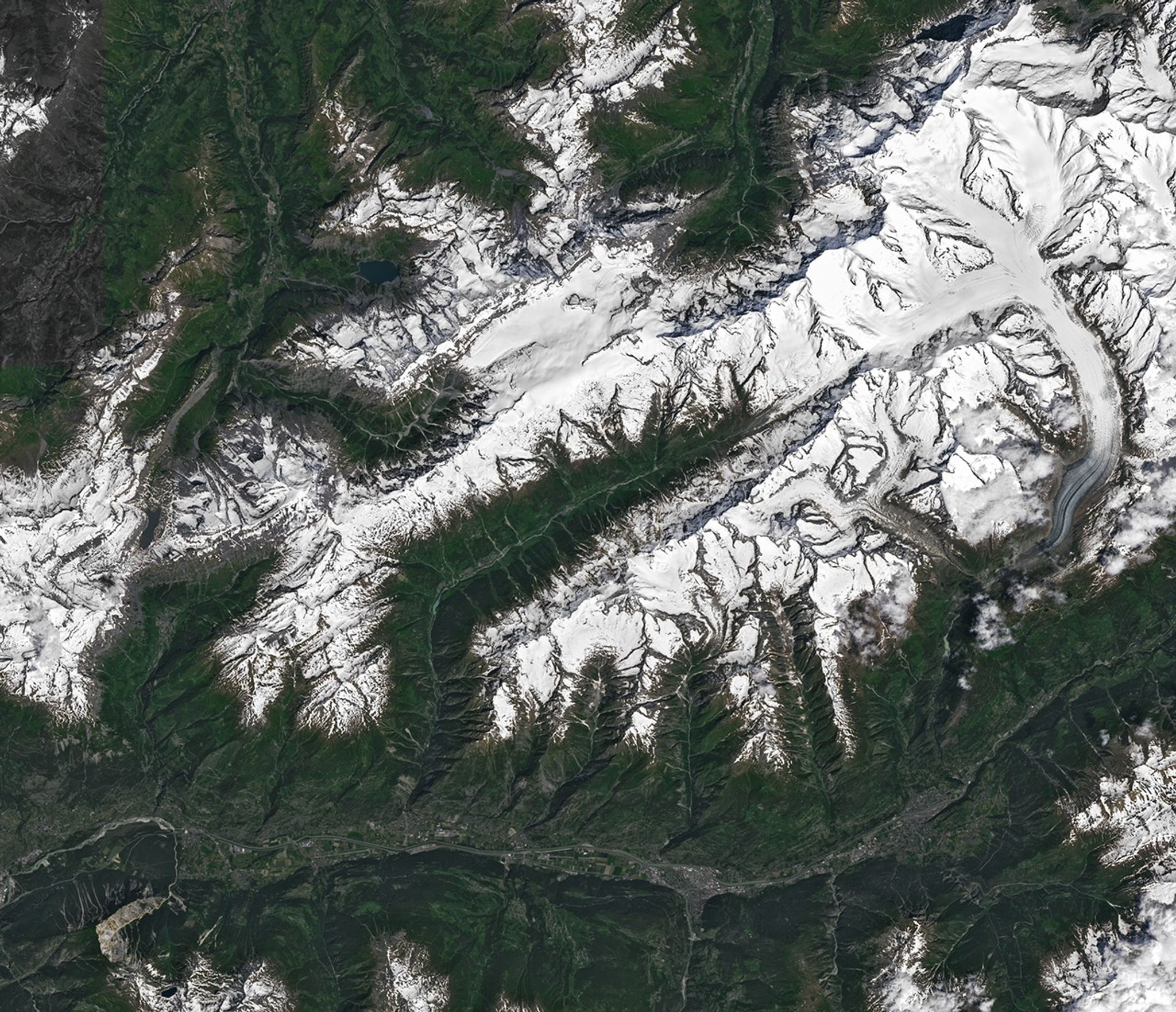 Glacier Collapse Buries Swiss Village - NASA Science