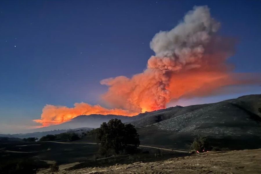 Sprawling Gifford Fire Scorches California - NASA Science