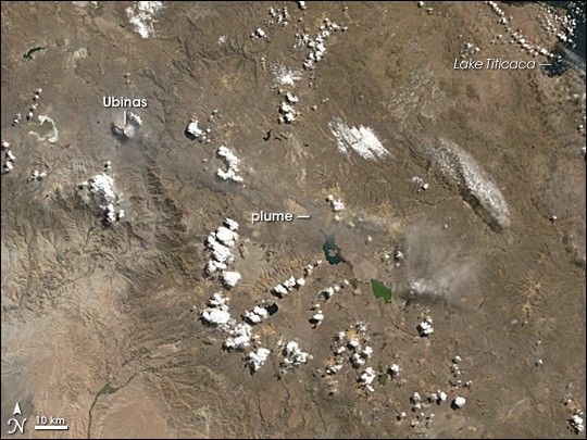 Mount Ubinas, Peru - NASA Science