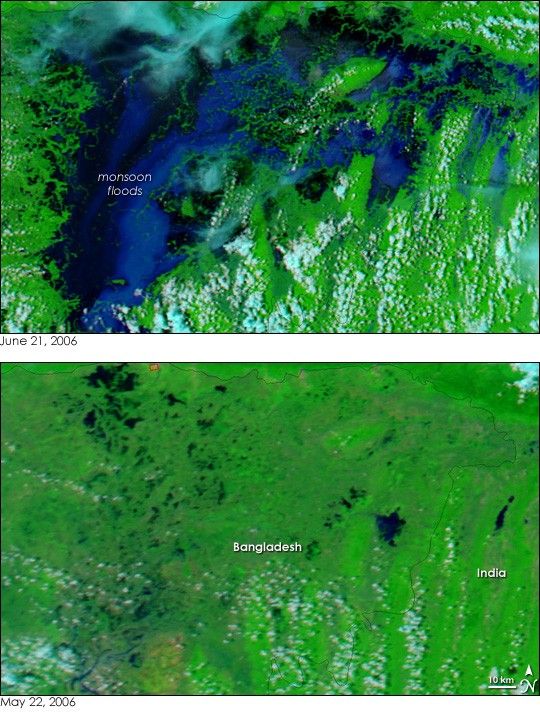 Floods in Bangladesh - NASA Science