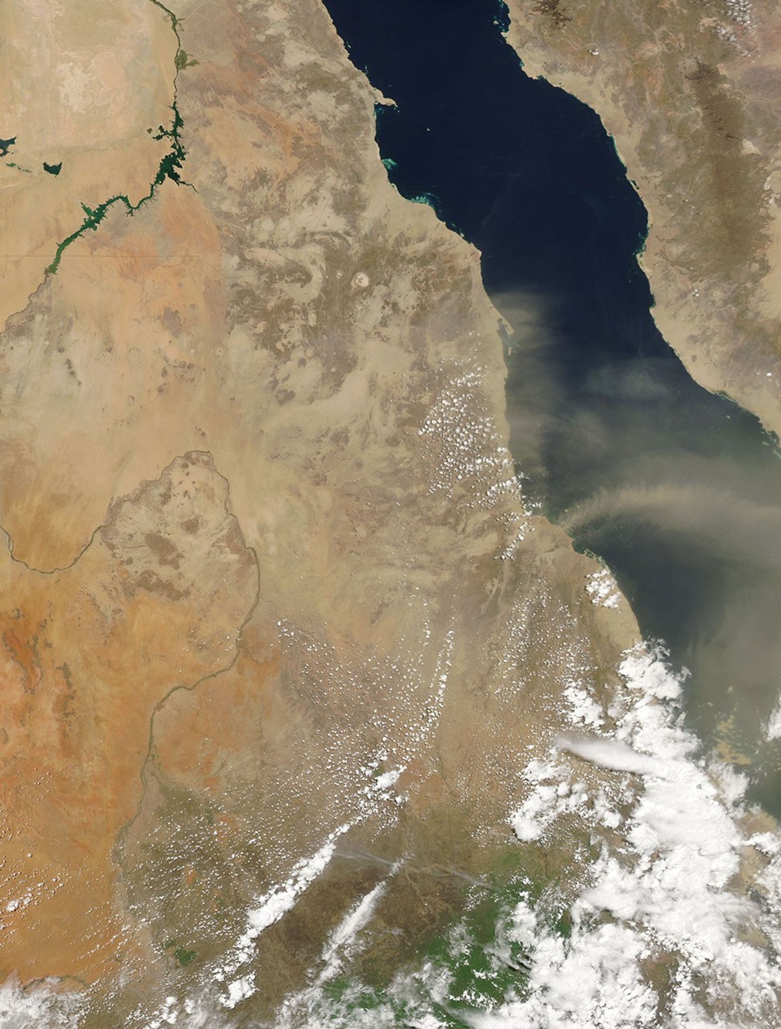 Dust Storm over the Red Sea - NASA Science