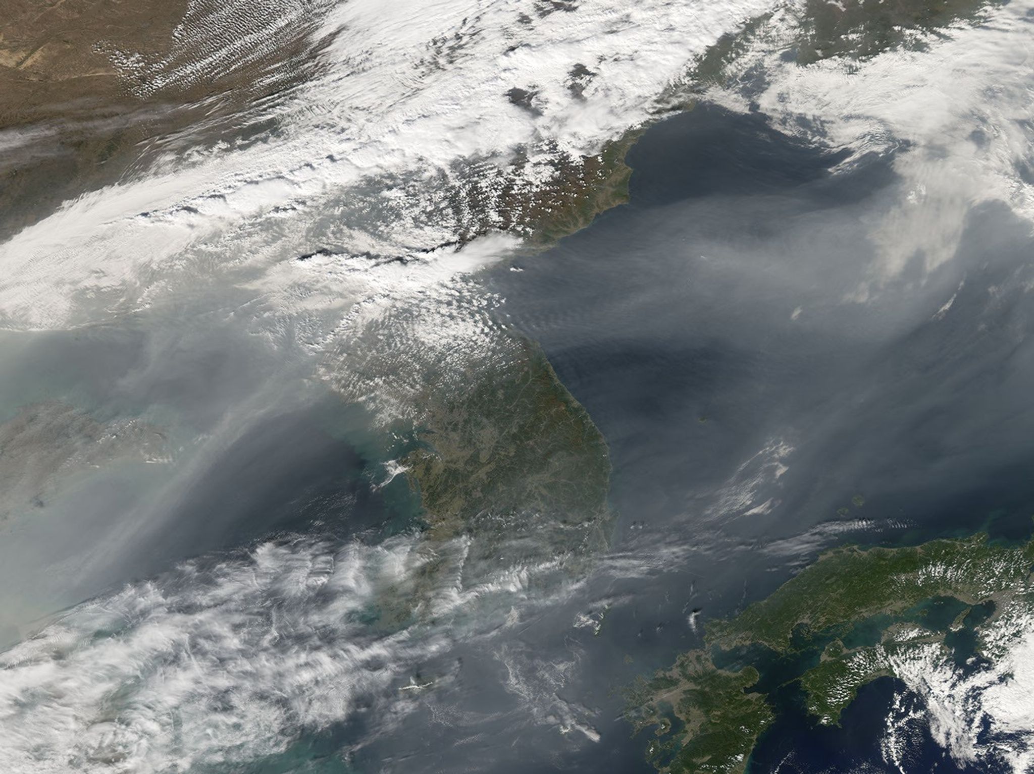 Haze over Korea - NASA Science