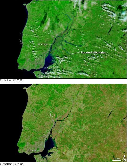 Floods in Portugal - NASA Science